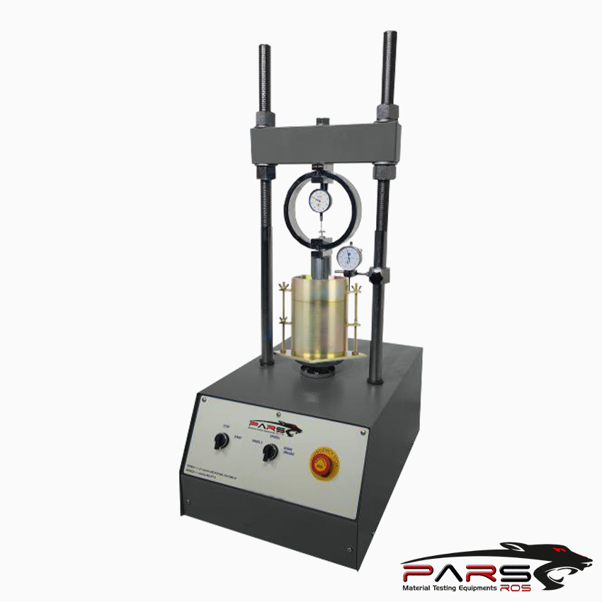 Automatic CBR Loading Test Machine With Load Ring | Parsros Material ...