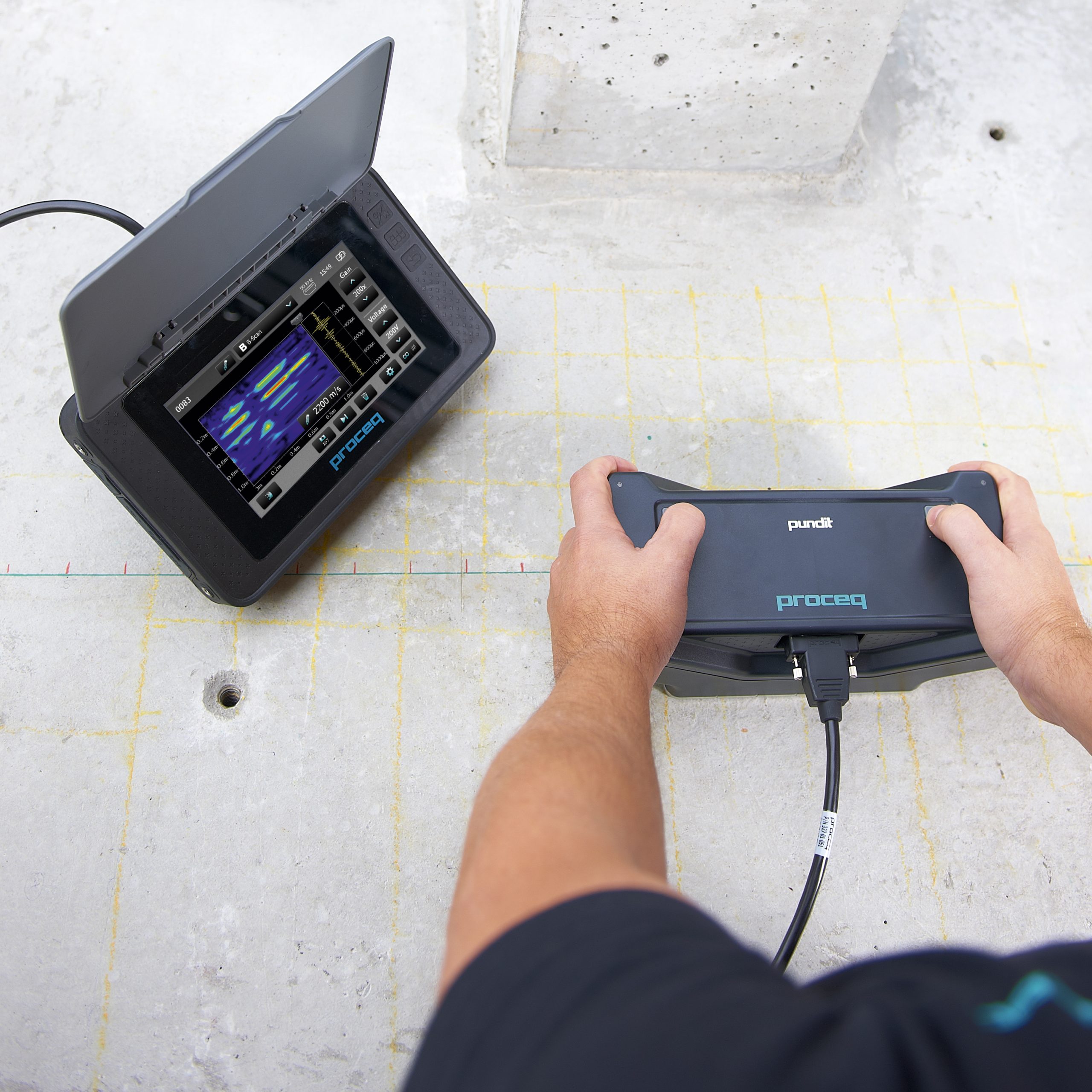 Proceq Pundit PL-200 PE Ultrasonik Test Cihazı | ParsRos Malzeme Test ...