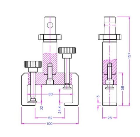 ASTM C719 Test Fixture | Parsros Material Testing Equipments